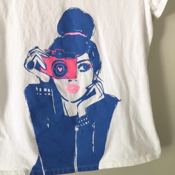 total girl | Shirts & Tops | Total Girl Photographer Tee | Poshmark